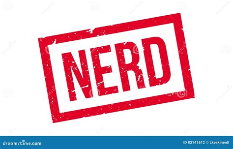 Nerd Rubber Stamp Stock Illustration Illustration Of Dork 83141612