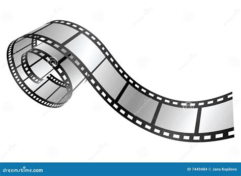 Film Strip Stock Vector Illustration Of Filmstrip Blank 7449484