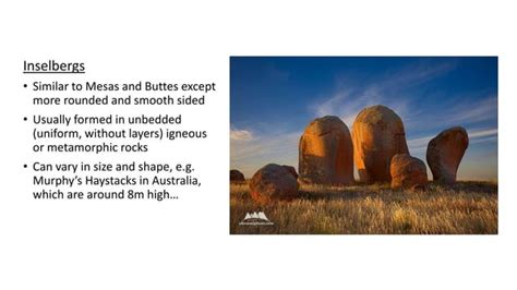 Desert Landforms Revision Ppt