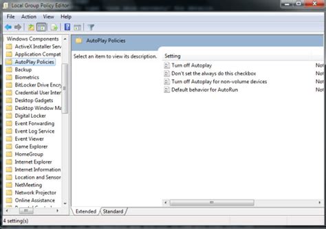 Disable Autorun Autoplay In Windows 7