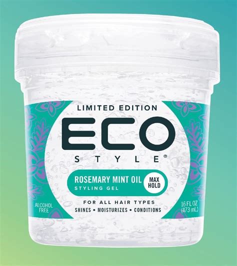 Eco Style Rosemary Mint Oil Max Hold Styling Gel 473ml Uk