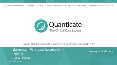 Bayesian Analysis Example Multiple Endpoints Ppt