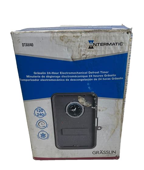 New Intermatic Grasslin Dtav40 Defrost Timer Sb Industrial Supply Inc