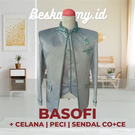 Beskap Pengantin Akad Model Jasco Basofi Pengantin Model Muslim Beskap Pengantin Beskap Akad
