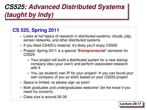 Ppt Computer Science 425 Distributed Systems Cs 425 Cse 424 Ece