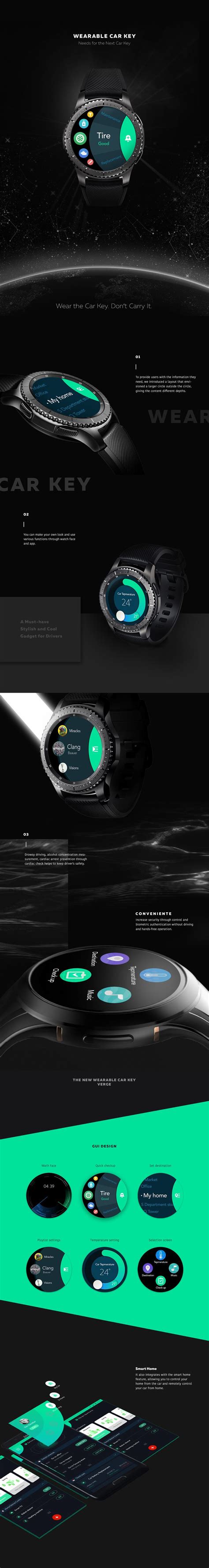 Wearable Car Key Ui Design Ui Design Smart Watch Smart Watch Ui
