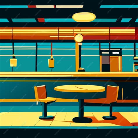 Premium Vector Service Counter No Bg Vector Illustration Cartoon