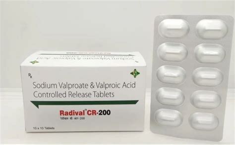 Sodium Valproate And Valproic Acid Tablets 500 Mg At ₹ 1500box In
