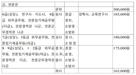 경찰 계급 Vs 군대 계급표 Vs 소방관 계급장 Vs 공무원 직급 급수 네이버 블로그