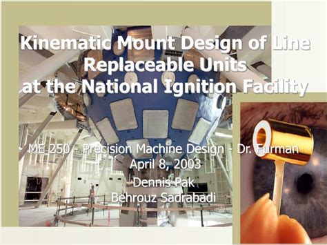 Ppt Kinematic Mount Design Of Line Replaceable Units At The National