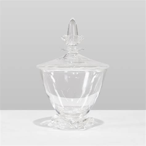 At Auction Steuben Covered Bowl