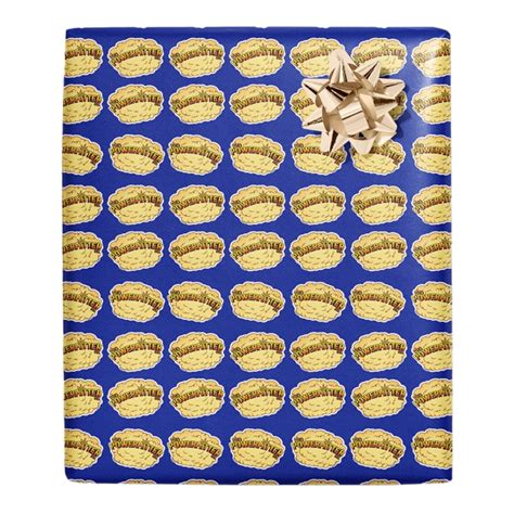 Blue And High Sexy Card Wwrapping Paper The Powerhitter Co