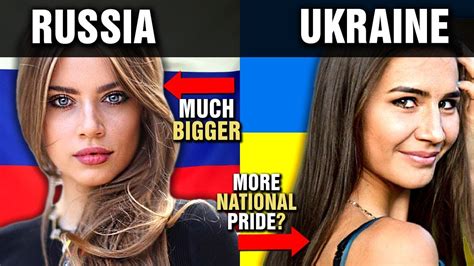 The Differences Between Russia And Ukraine Youtube