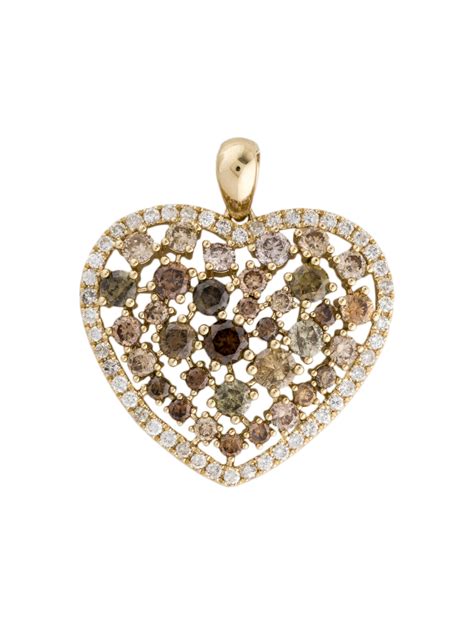 Pendant 14k Diamond Heart Pendant Pendant Necklace Necklaces