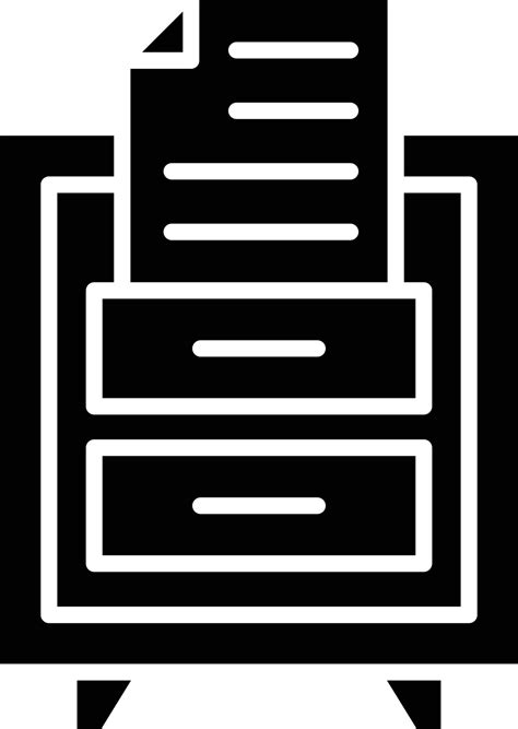 Vector Design File Drawer Icon Style Vector Art At Vecteezy