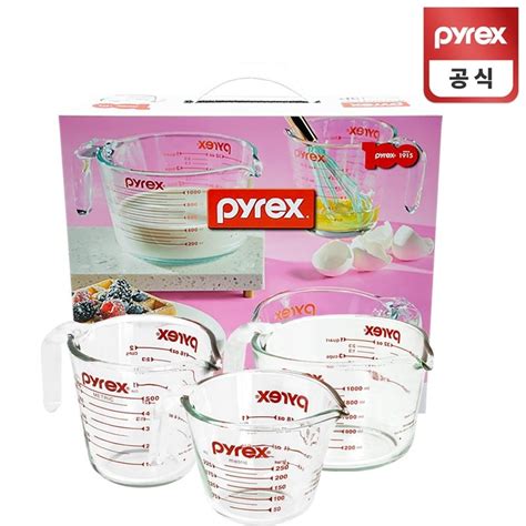 베이킹용품 오리지널 계량컵 3p 3홈세트 기프트박스 오늘의집 쇼핑