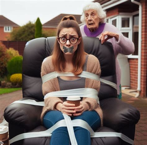 Granny Forgot She Had Taped Her Daughter Up By Gingerysoul On Deviantart