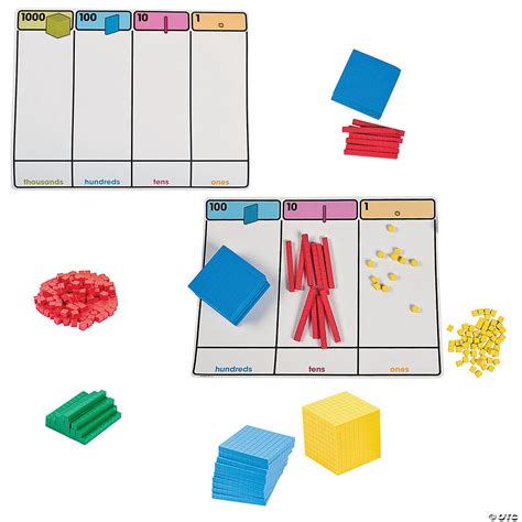Base Ten Math Learning Kit 241 Pc Oriental Trading