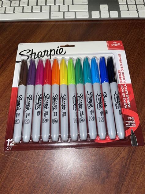 Sharpie Fine Point 12 Markers And Colors Brand New Sealed Etsy