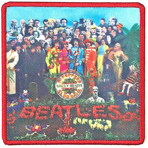 Maglietta The Beatles Con Logo Batteria Sul Retro Maglietta Ufficiale