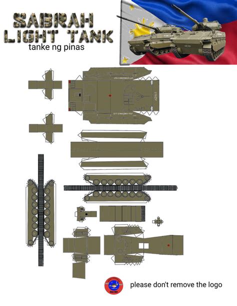 Sabrah Light Tank Colored By Rainerspapermodels On Deviantart