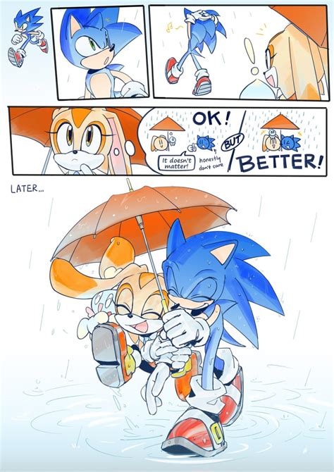 Sonic The Hedgehog Cream The Rabbit Neutral Chao And Cheese Sonic
