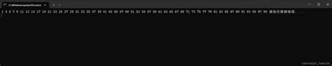 c程序生成1 100之间的奇数序列 csdn博客