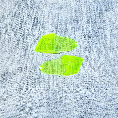 Cut Bait Heads Chartreuse Uv Purple Taco