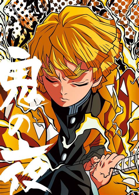 Zenitsu Agatsuma Demon Slayer Demon Slayer Fan Art Demon Slayer