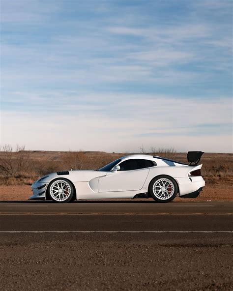 All White Dodge Viper Looks Like The Final Boss Of Shed Built Cars