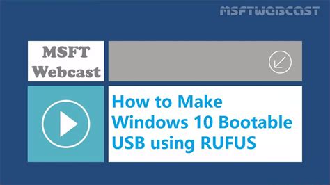 How To Make Windows Bootable USB Using RUFUS YouTube