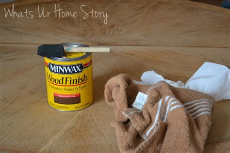 How To Stain Wood Tutorial Whats Ur Home Story