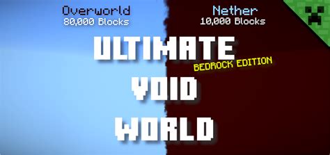 Ultimate Void World Gallery Minecraft Bedrock Maps Curseforge
