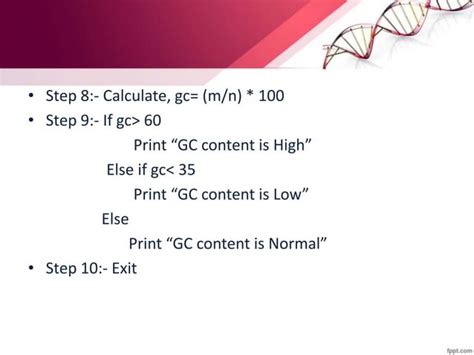 Calculating Gc Content Of A Human Genome Bioinformatics Pptx