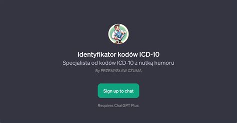 Identyfikator Kodw Icd 10 Ai Tool For Medical Coding