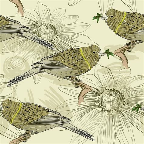 Premium Vector Bird And Flower