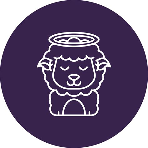 Angel Line Color Circle Icon 37795681 Vector Art At Vecteezy