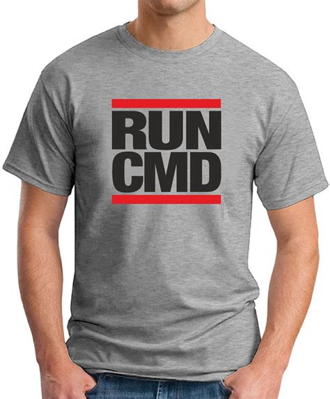 Run Cmd T Shirt Geekytees