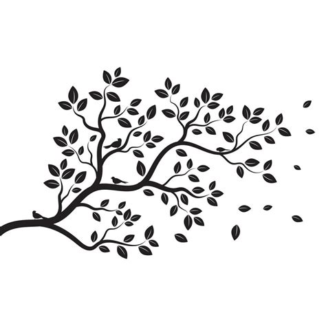Tree Branch Vector Ilustration Design 2061699 Vector Art At Vecteezy