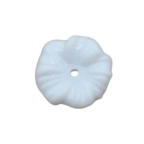 Flower Base 16mm White Bead Trimming And Craft Co