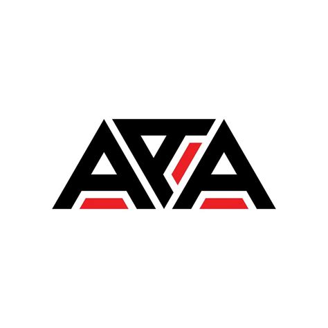 Aaa Triangle Letter Logo Design With Triangle Shape Aaa Triangle Logo