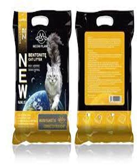 New Bentonite Clumping Cat Litter Lemon 10ltr