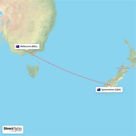 Direct Flights From Melbourne To Queenstown Mel Zqn
