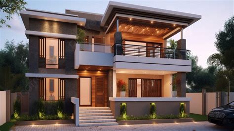 Modern Exterior Exterior Designer House Elevations Background House Front Design Pictures