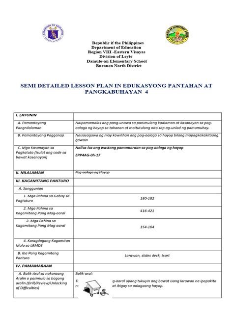 Cot Dlp Epp Quarter 2 Pdf