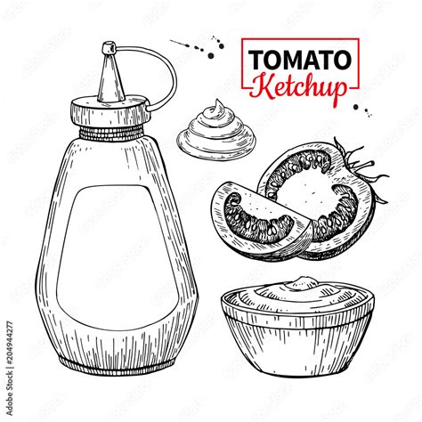 How To Draw A Ketchup Bottle Step By Step At Janelle Hernandez Blog