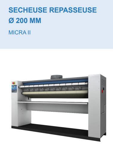 Sécheuse Repasseuse Industrielle Calandre Pressing Contacte 0613