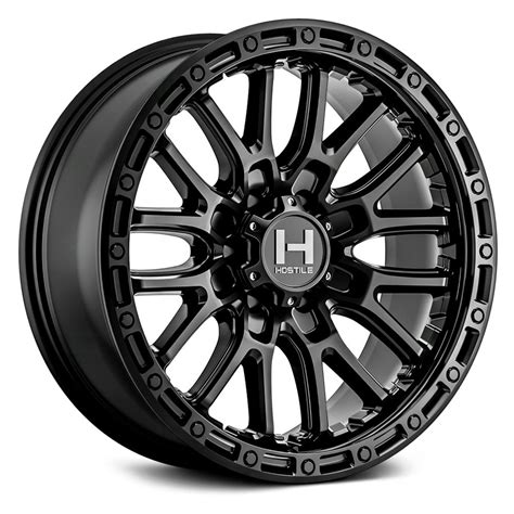Hostile H135 20x9 1 Satin Black H135 2090817050a Custom Offsets
