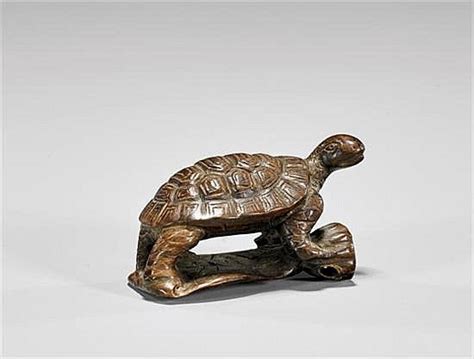 Sold At Auction Carved Wood Netsuke Turtle Netsuke Covered Vases