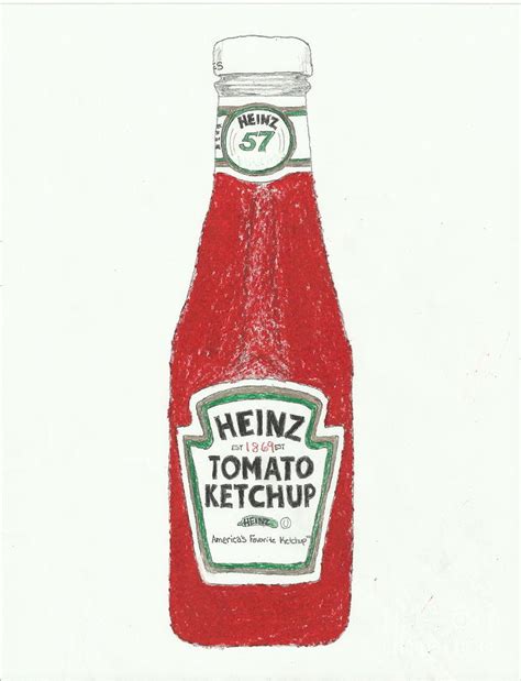 How To Draw A Ketchup At Michael Birdwood Blog